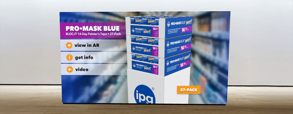 AR- Pro-Mask Blue BLOC-IT 14-Day Painter’s Tape – 27-Pack - IPG